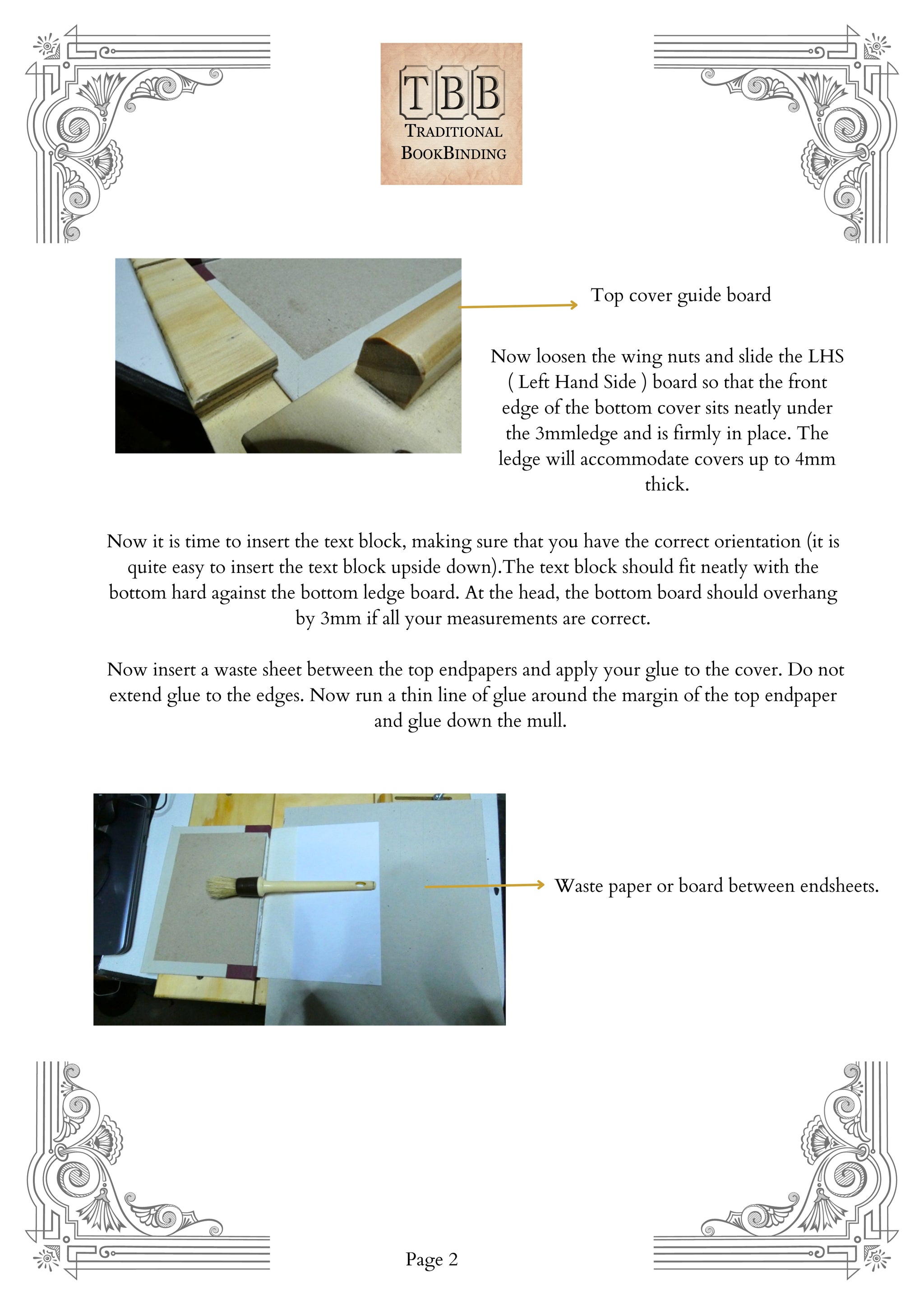 Bookbinding Casing Template – Traditional BookBinding