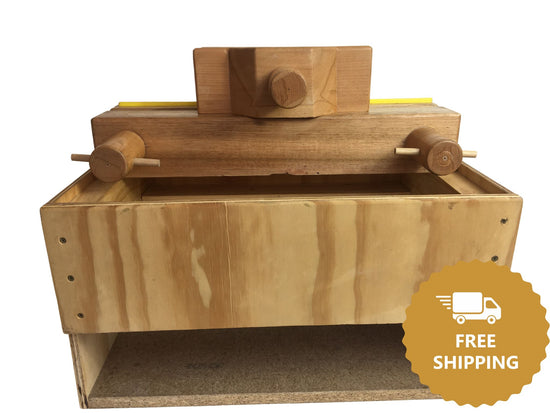 Specially made- Bookbinding Lying Press and Plough with stand- Used co ...