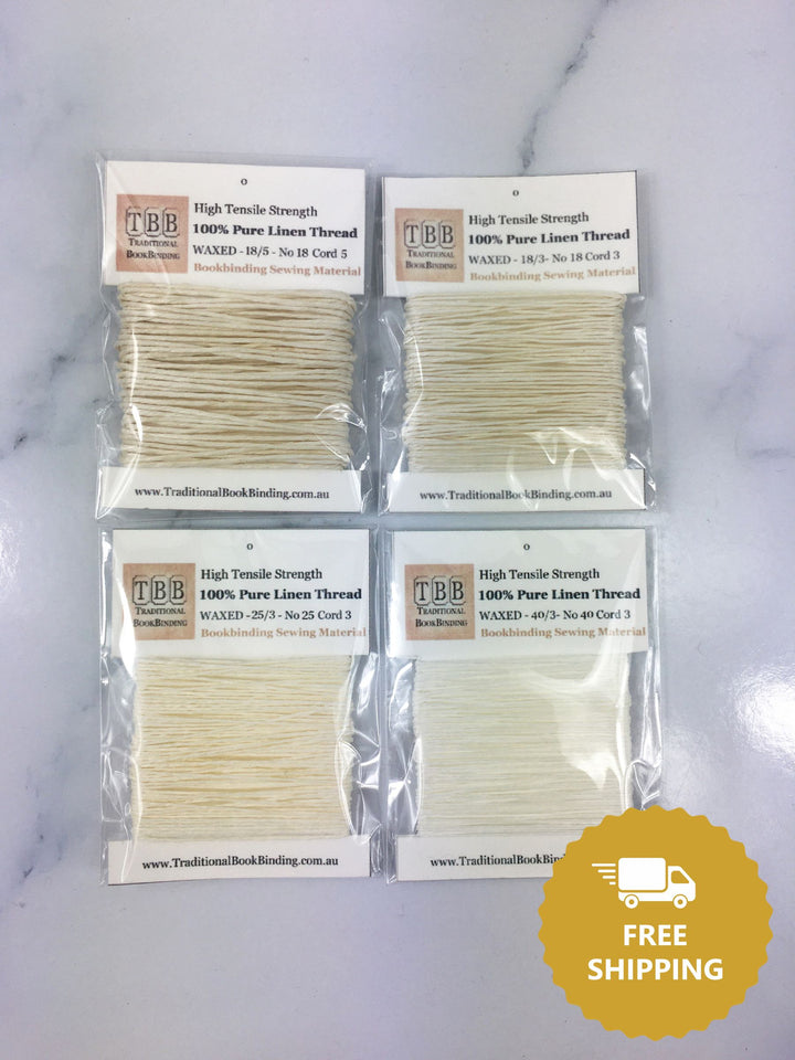 Bookbinding Sewing Thread Packs – Traditional BookBinding