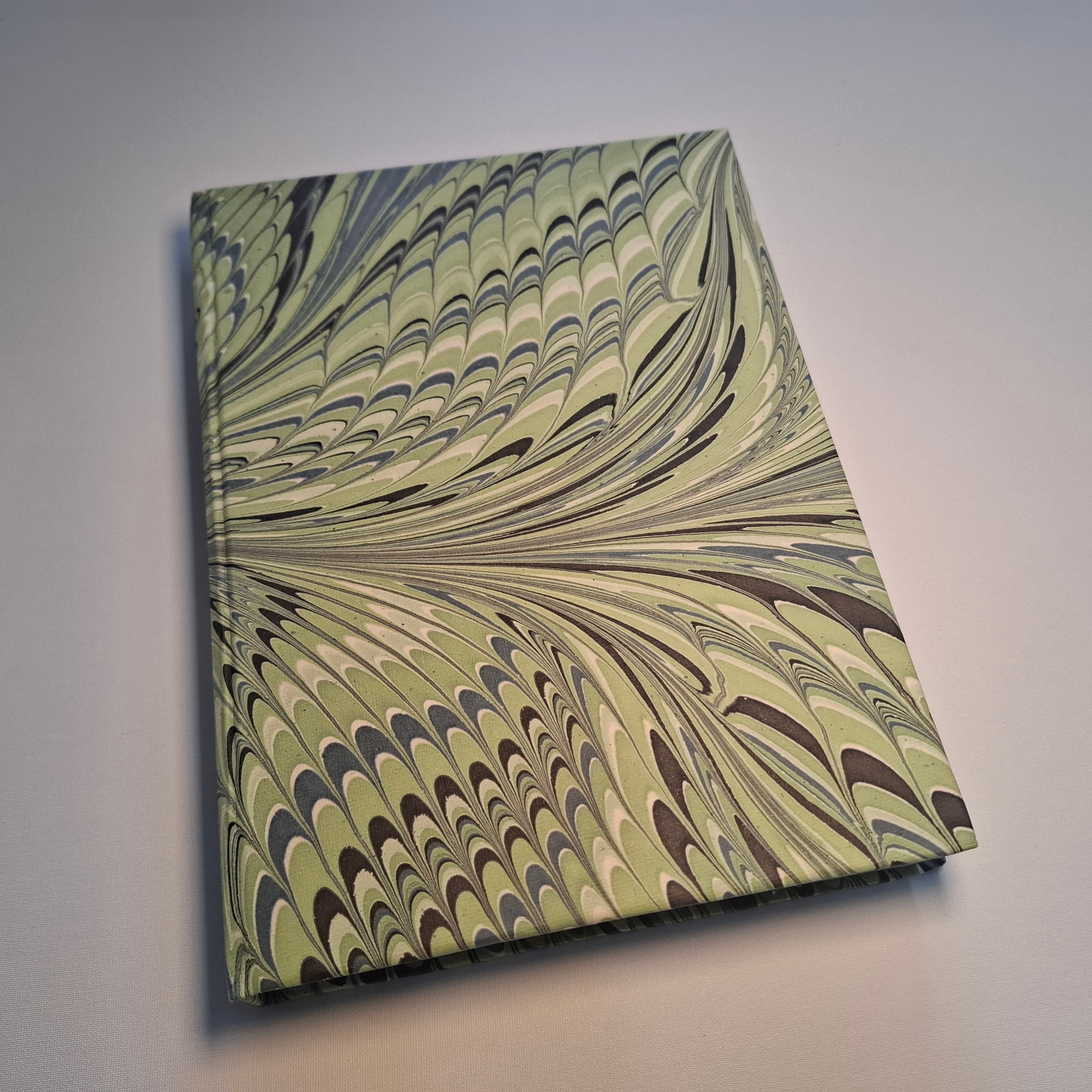 Hand Marbled Journal – Traditional BookBinding