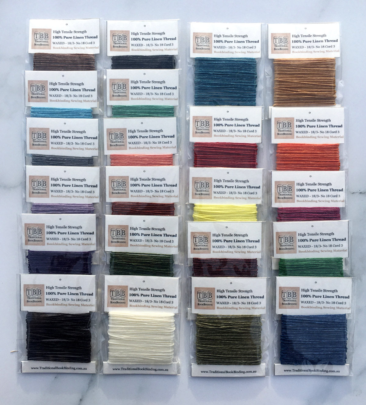 Bookbinding Sewing Thread Packs – Traditional BookBinding