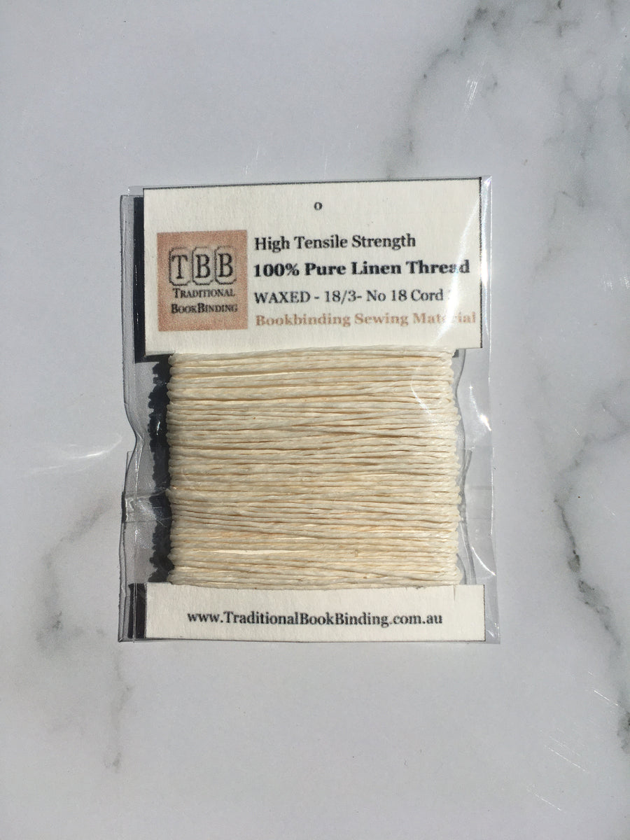 Bookbinding Sewing Set- 3 packs of 100% Natural Linen Threads Coated I ...